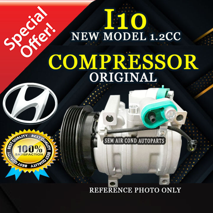 HYUNDAI I10 1.2CC NEW MODEL ORIGINAL COMPRESSOR/ KOMPRESOR (CAR AIRCOND ...