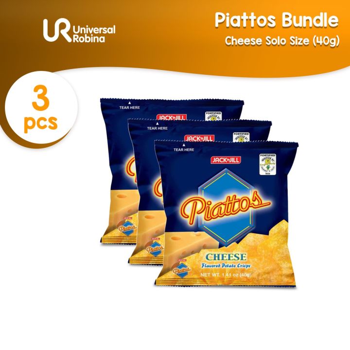 Piattos Cheese Flavored Potato Crisps 40g - 3 packs | Lazada PH