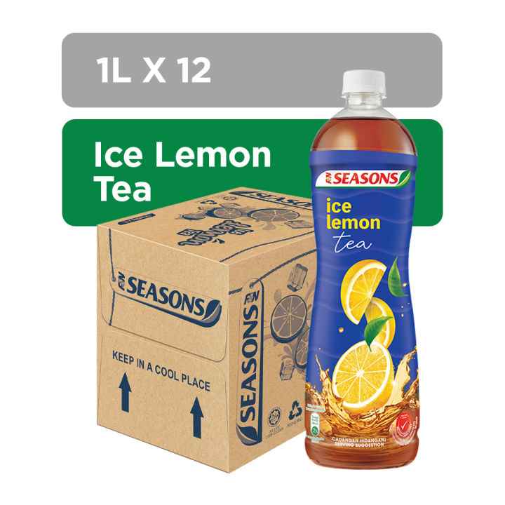 SEASONS Ice Lemon Tea 1L X 12 | Lazada