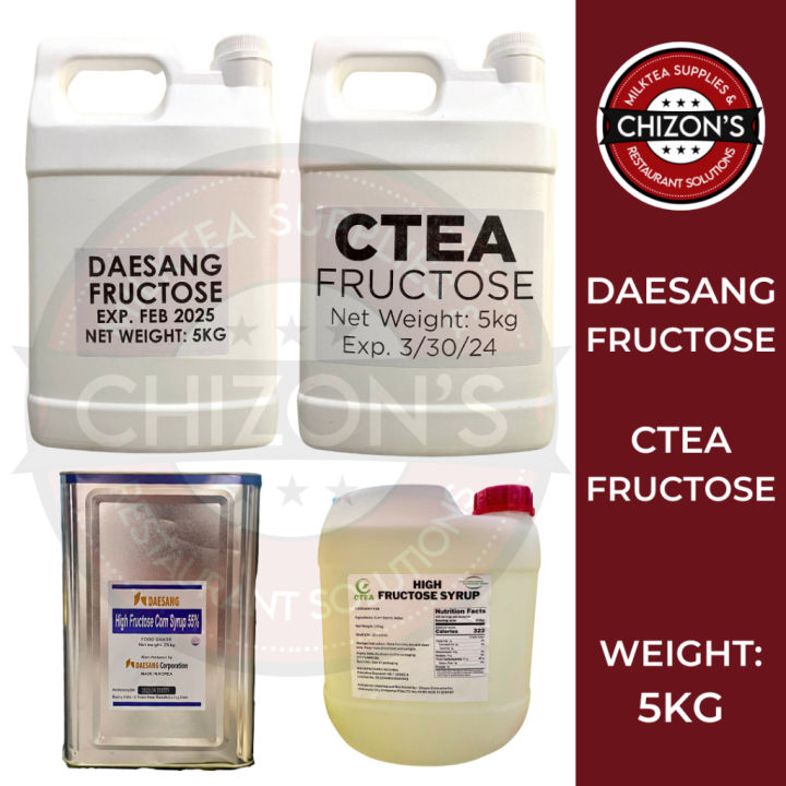 Daesang Fructose / CTEA Fructose Syrup 1 Gallon for Milktea, Frappe ...