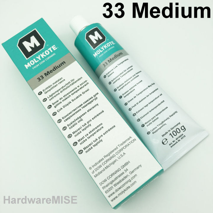 MOLYKOTE 33 Extreme Low Temperature Bearing Grease 33M Medium 100 g ...