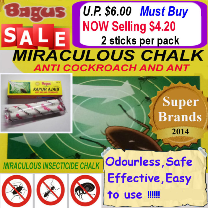 HIT Bagus Miraculous Insecticide Chalk / Anti Cockroach Roach / Anti ...