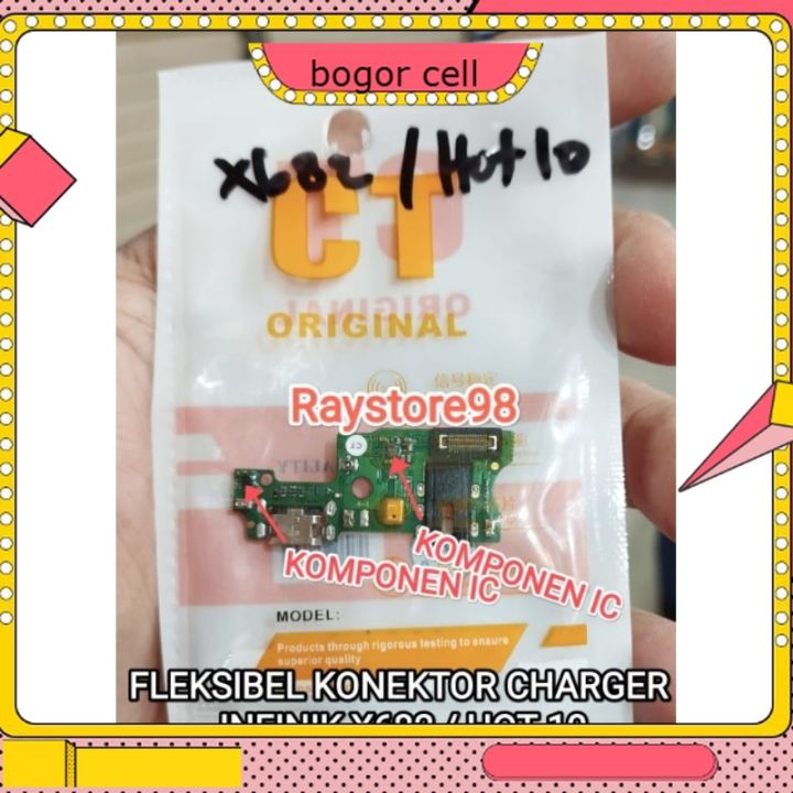 Fleksibel Charger Infinix X682 / Hot 10 ORIGINAL FULL KOMPONEN IC Flexible Flexibel Konektor ...