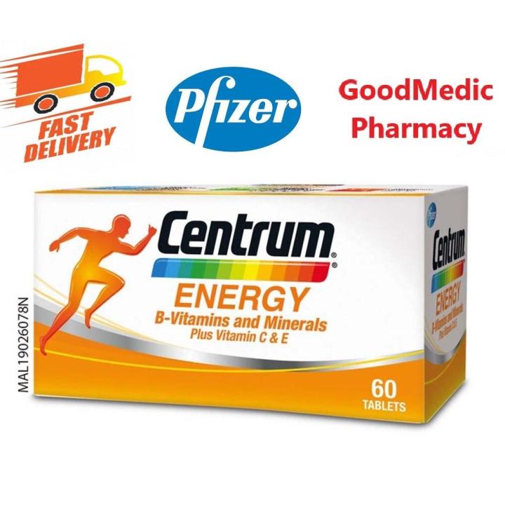 Centrum Energy B-Vitamins And Minerals Plus Vitamin C & E | Lazada