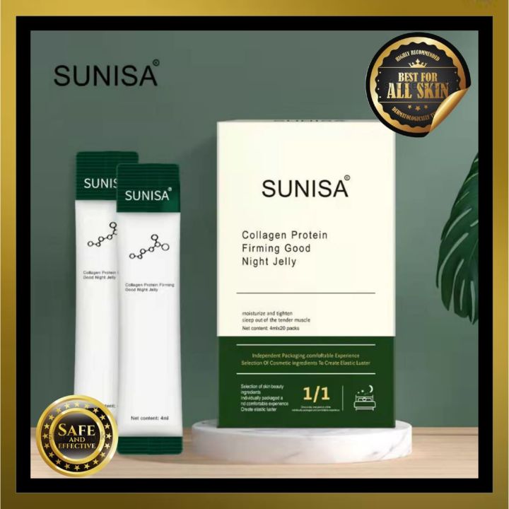 [20PCS/BOX] ORIGINAL Sunisa Collagen Firming Sleeping Mask Jelly ...
