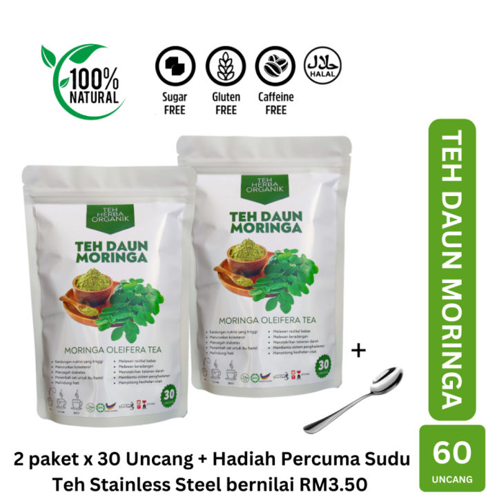 Promotion Teh Daun Moringa (Kelor) | Moringa Oleifera Tea | Lazada