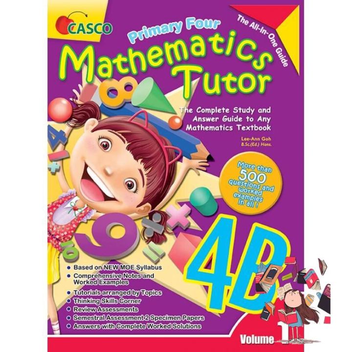 จัดส่งฟรี ! หนังสือ PRIMARY MATHEMATICS TUTOR 4B - V. 1 CASCO | Lazada ...