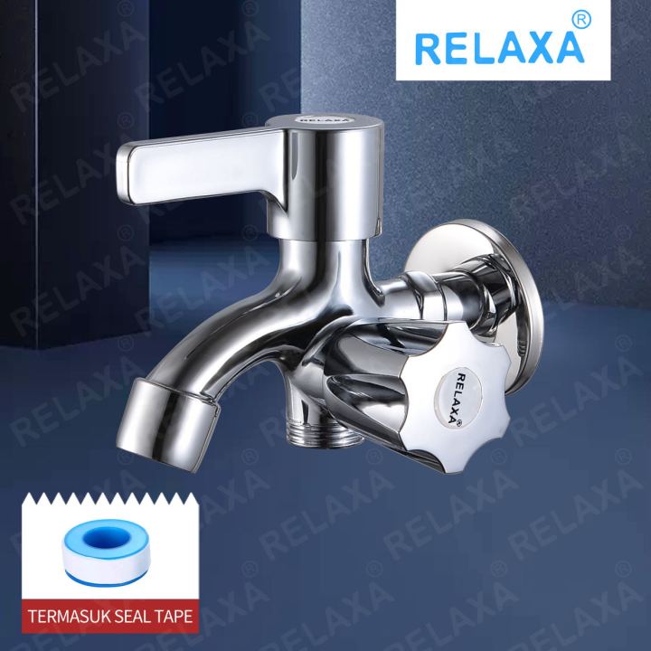 Two Way Tap Bathroom Faucet Water Tap Wall Mounted Tap Multi function ...