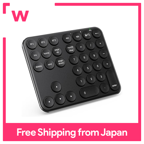 iClever Numeric Keypad Bluetooth Wireless Numeric Keyboard Pantograph ...