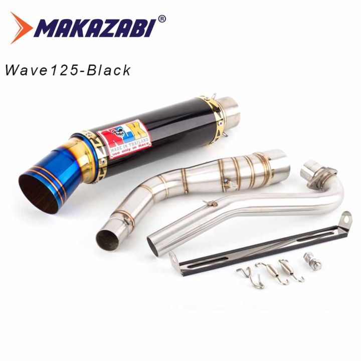 For Honda Wave 125 Front pipe W125 wave 125i Decat Pipe Escape Slip-on ...