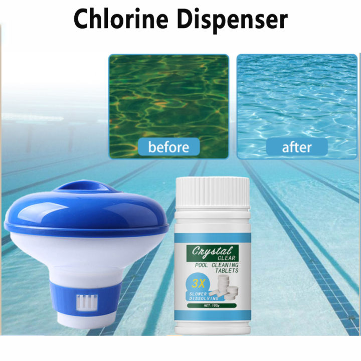 Swimming pool cleaning floating tools effervescent tablets multi effect ...
