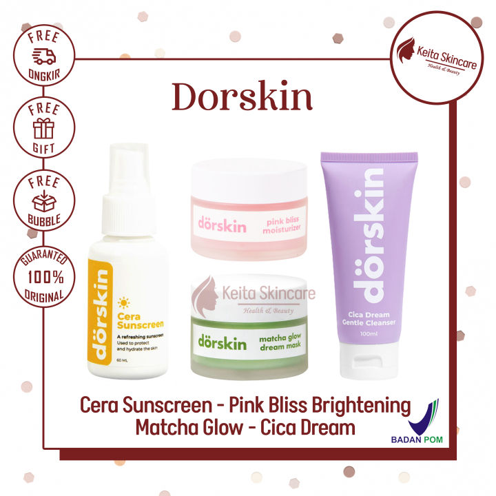 DORSKIN Matcha Glow Dream Sleeping Mask Brightening Mask - Pink Bliss ...