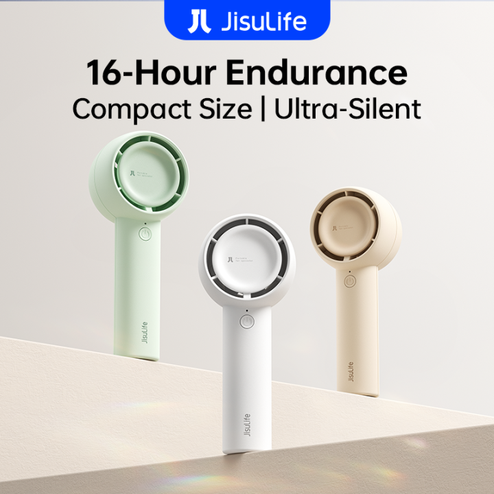 JISULIFE Mini Fan 4500mAh Battery Rechargeable Protable Handheld Fans ...