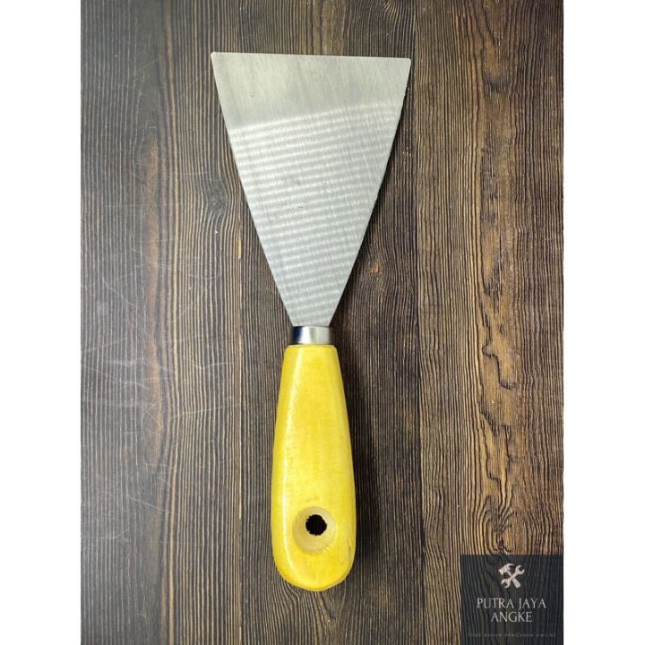 Kape Seng Spatula Stainless 2,5” Creper Scrap Alat Martabak Roti Bakar ...
