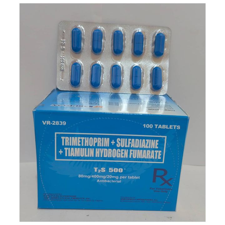 SAGUPAAN T2S 500 Trimethoprim + Sulfadiazine + Tiamulin Hydrogen ...