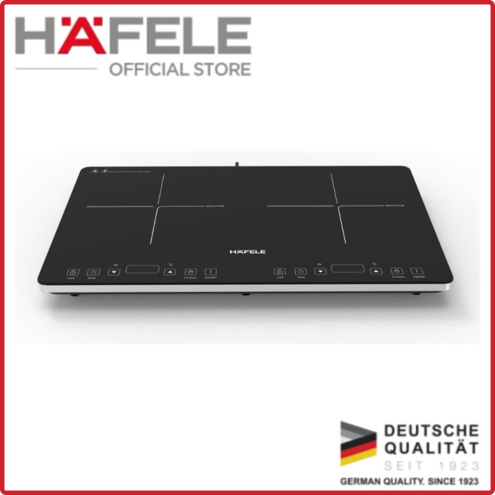 Hafele Tabletop 2-Zones Induction Cooker Slim Design and Touch Control ...