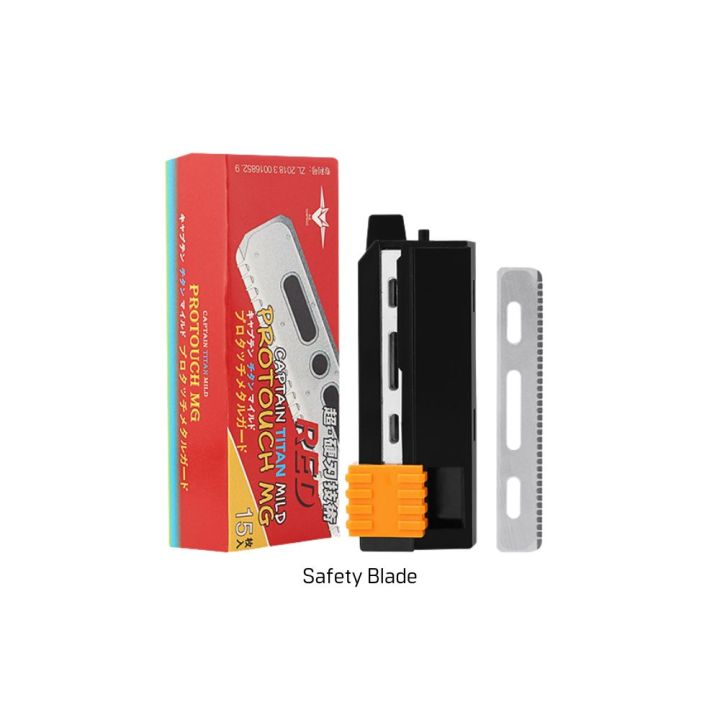 JAPAN Captain Titan Mild Protouch MG Single Safety Razor Blade (RED ...