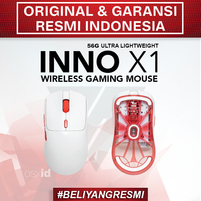 Vortex INNO X1 Super Light VortexSeries Wireless Gaming Mouse | Lazada Indonesia