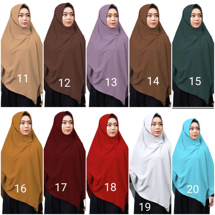 Jilbab Syari Kerudung Segi Empat Hijab HJ-JILBAB | Lazada Indonesia