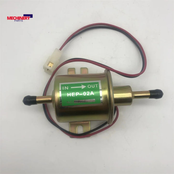 คุณภาพสูงแรงดันต่ำเบนซินไฟฟ้าปั๊ม HEP-02A 12V สำหรับรถยนต์รถจักรยานยนต์ดีเซลปั๊มการใช้ปั๊ม ...