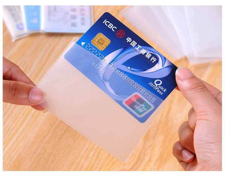 COMBO 1-100 Cái bọc chống xước chip CCCD - ATM Vỏ bọc căn cước công dân ...
