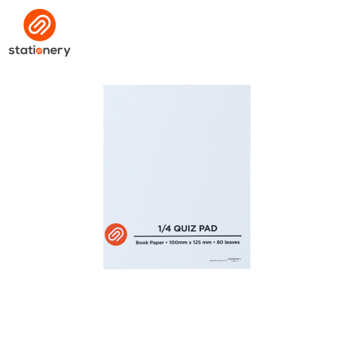 Low Price 1/4 Quiz Pad 80lvs 4 Pads per Pack | Lazada PH