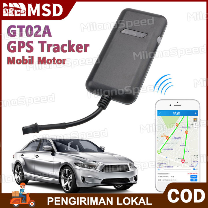 GPS Tracker GT02A Pelacak Motor Mobil GPS Tracker GSM GPRS APP GPS ...