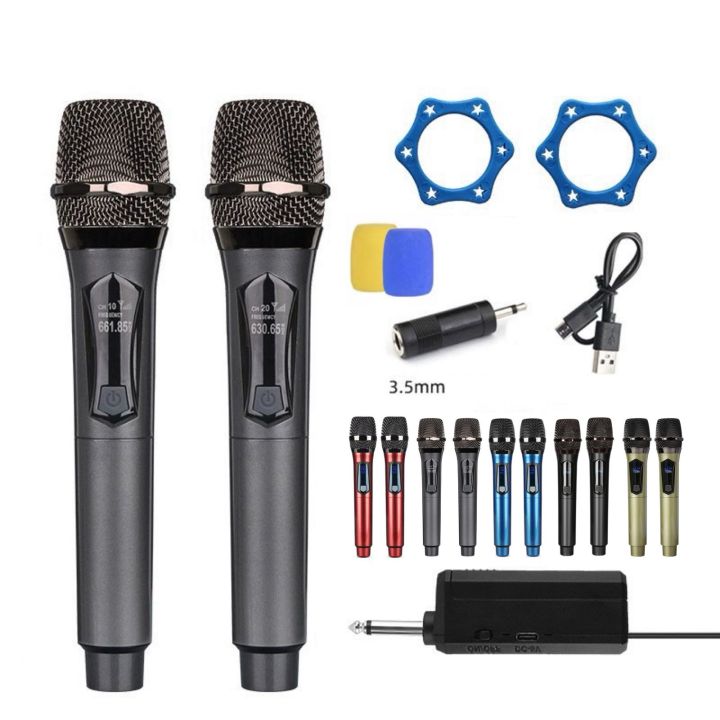 Microphone Karaoke Wireless 2in1 YS-789 Microphone Wireless Double Mic ...