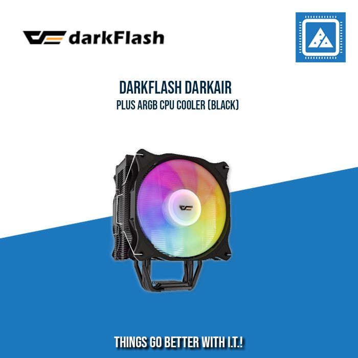 DARKFLASH DARKAIR PLUS ARGB CPU COOLER (BLACK) | Lazada PH