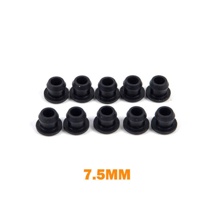 Graceful 10pcs Silicone Rubber Snap-on Hole Plug 2.5-14mm Blanking End ...
