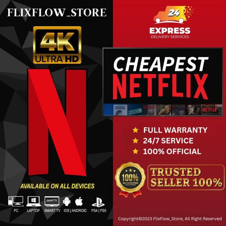 NETFLIX 4K UHD Premium Gift Card (Akaun) [Instant Delivery] | Lazada.co.th