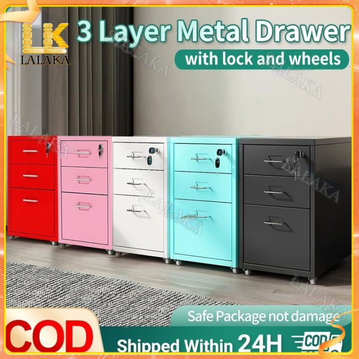 3 Layer Metal Drawer With Lock Steel Cabinet steel cabinets with lock ...