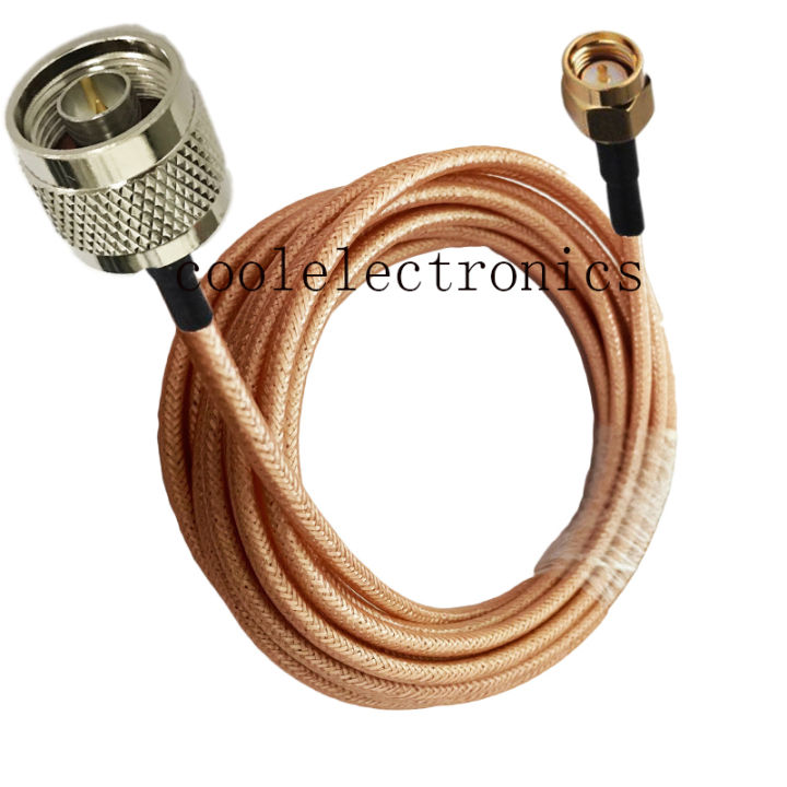 RG400 SMA Male to N Plug Male Connector Double Shielded Copper Braid RF ...