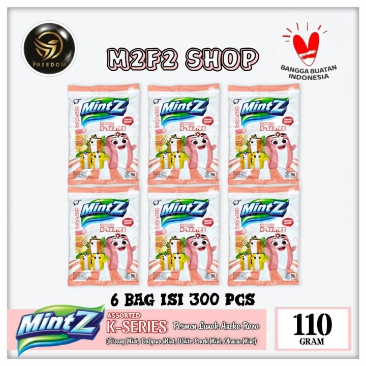 Mintz Assorted K-Series Chewy Mints | Permen Lunak Aneka Rasa Pisang ...