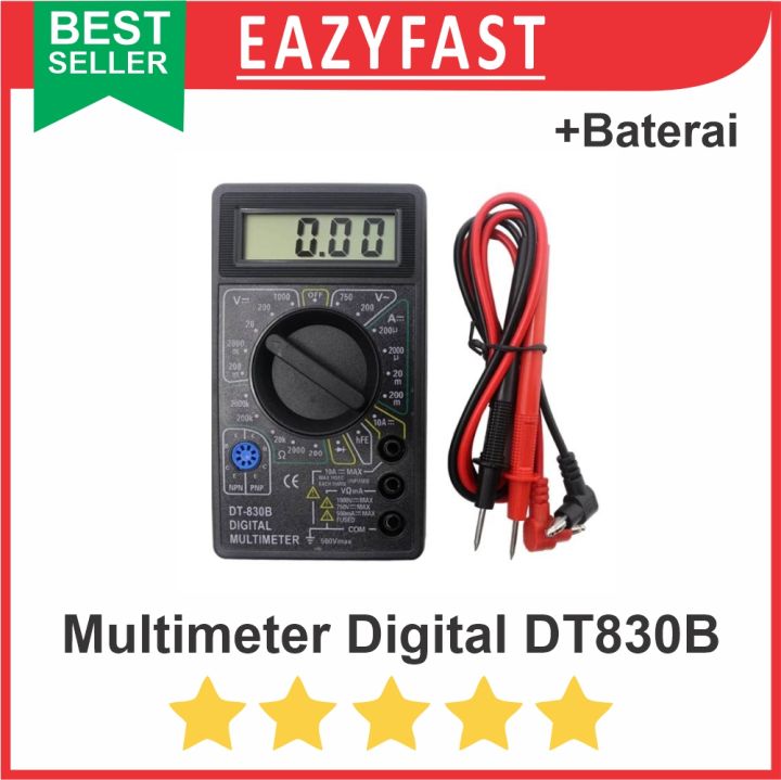 DT830B Multimeter AVO meter Multi tester Digital Avometer LCD DT-830B ...
