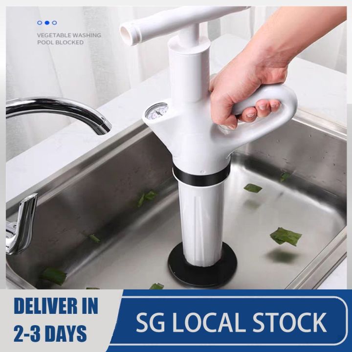 Toilet Plunger High Pressure Air Drain Blaster Pipe Pump ...