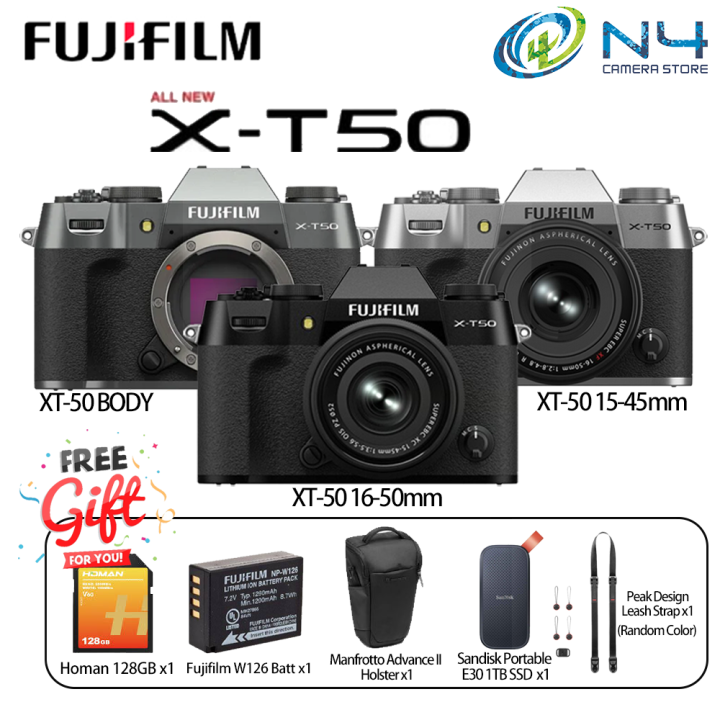 FUJIFILM XT50 X-T50 Mirrorless Camera Original Fujifilm Warranty | Lazada