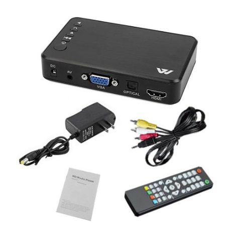 HDD Media Player 1080P USB External Hdd Media Player With VGA SD ...