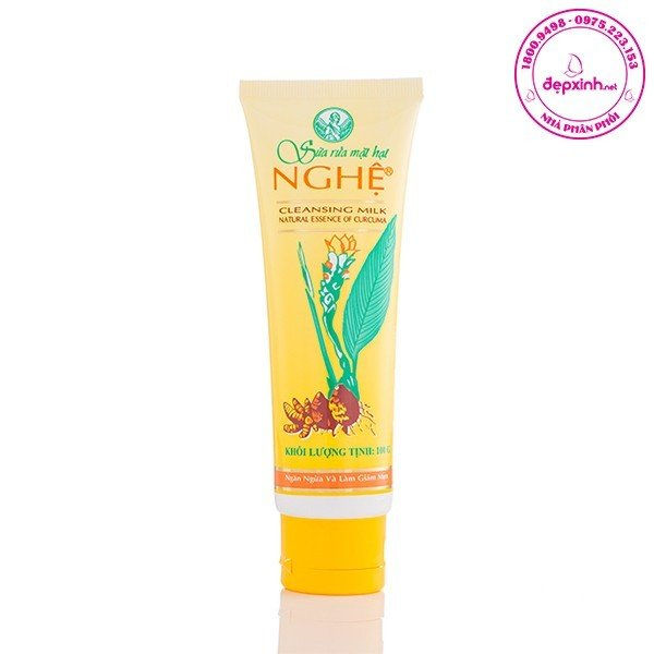 Sữa rửa mặt hạt nghệ Ngừa mụn Curcuma Cleansing Milk Thorakao 100g ...