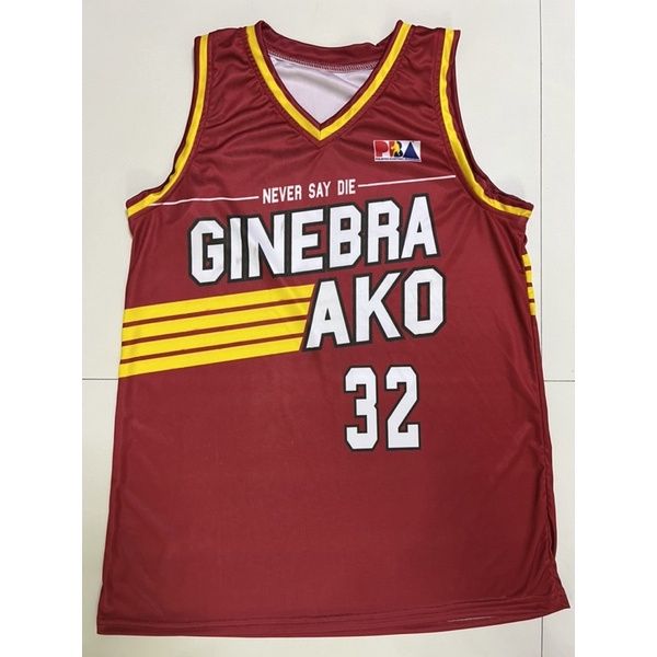Fabs Apparel Full Sublimation Brownlee Ginebra Basketball Jersey Sando ...