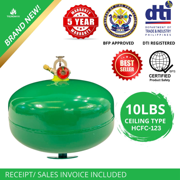Ceiling Type 10lbs HCFC 123 Fire Extinguisher | Lazada PH