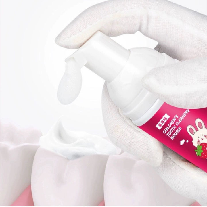 C Kids Mousse Foam Toothpaste Baby Mousse Toothpaste Tooth Cleaning ...