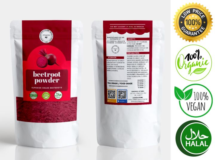 Beetroot Powder Beet Root - Extra Fine Mesh - Organic | Lazada PH