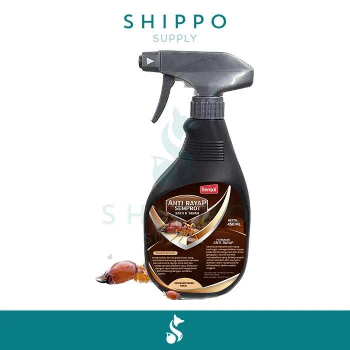 Seroxil Obat Pembasmi Anti Rayap Semprot Ampuh 450ml Spray - SHIPPO ...