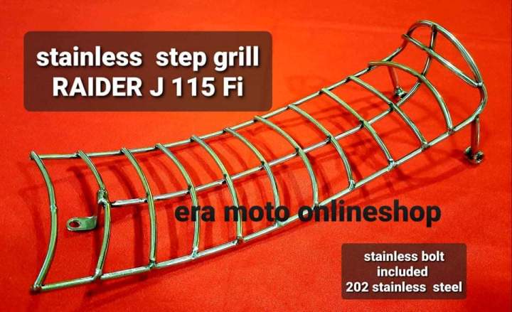 Stainless Step Grill for RAIDER J 115 Fi | Lazada PH