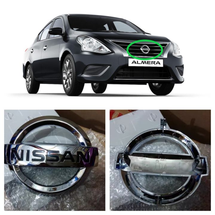 Nissan Front Grille Logo Emblem nissan Almera 2015 2016 2017 2018 2019 ...
