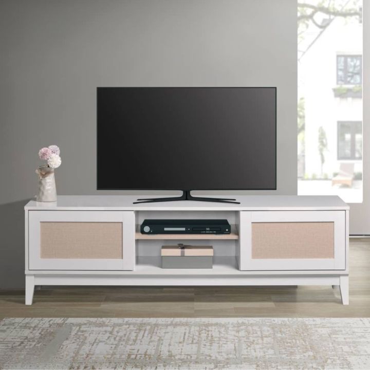 LOFT Design ANGELA 6 Feet TV Cabinet- kabinet tv White | Lazada