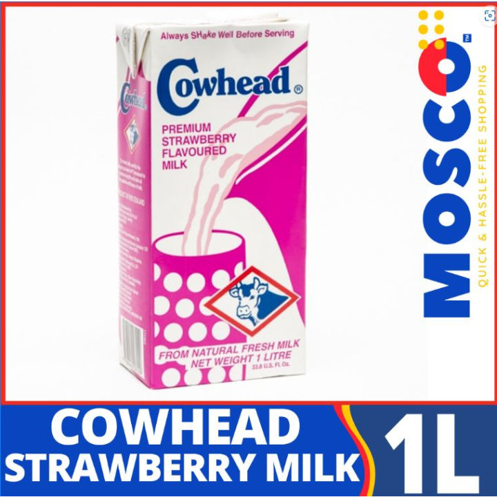 COD Cowhead Premium Strawberry Flavored Milk 1L | Fresh Milk | Natural ...