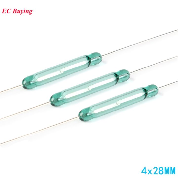 5pcs 4x28MM Reed Switch Sensor Normally Open DIY Magnetic Reed Switchs ...