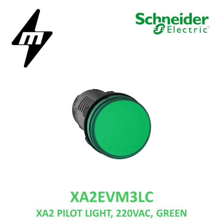 Schneider Electric XA2EVM3LC Pilot Light Easy Harmony XA2 Monolithic ...